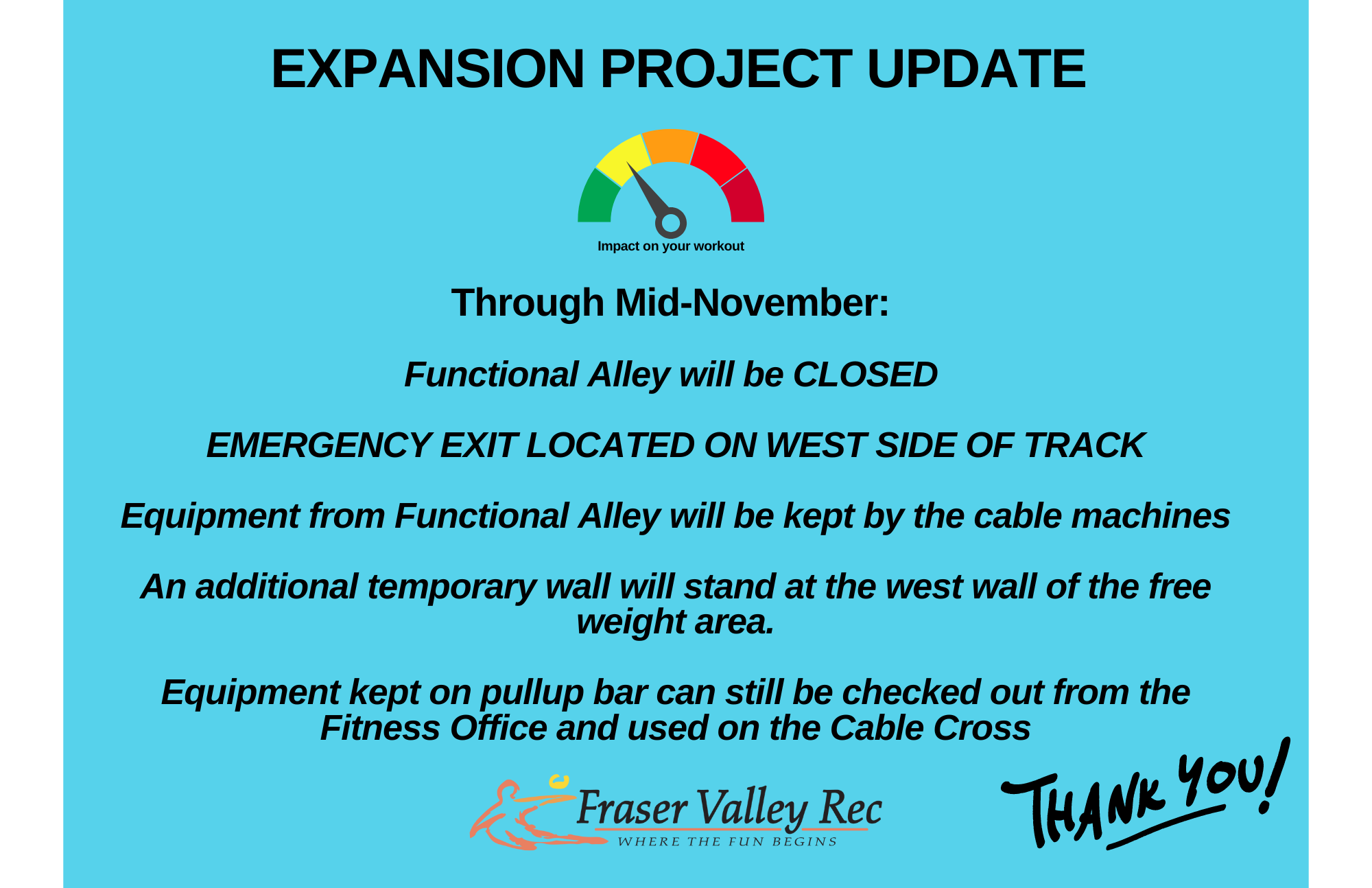 Fitness Expansion Project | Fraser Valley Metro Recreation District